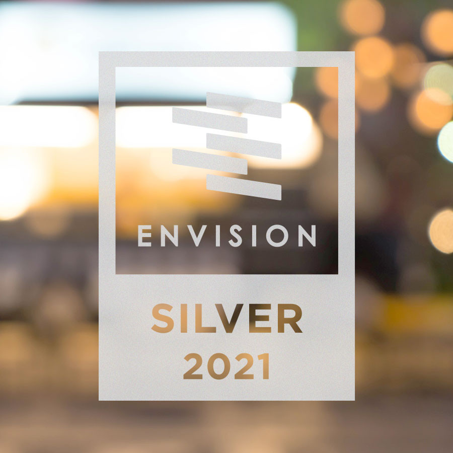 Silver Envision Window Decals - Envision Awards - powered by Eclipse Awards
