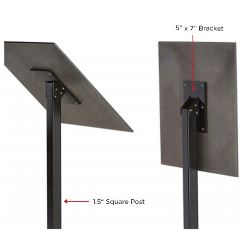 Aluminum Post Mount Set - Envision Awards - powered by Eclipse Awards