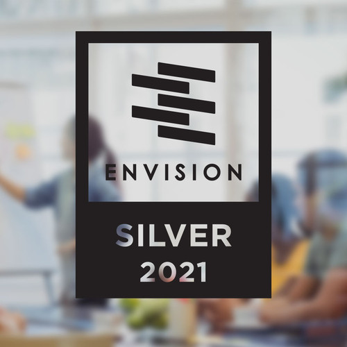 Silver Envision Window Decals - Envision Awards - powered by Eclipse Awards