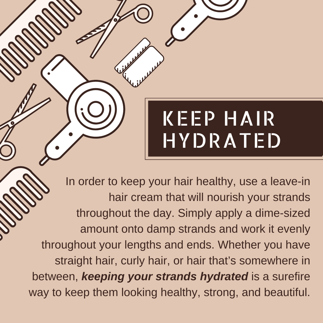 Keep Hair Hydrated - Cindycut