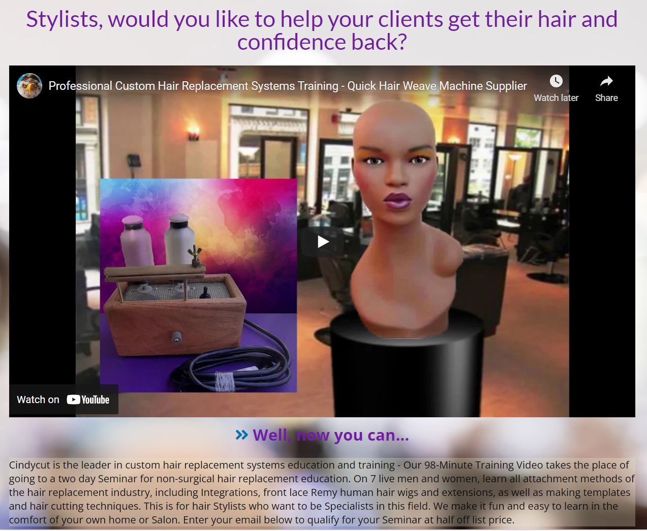 Stylists, Help Your Clients Confidence Soar - Cindycut