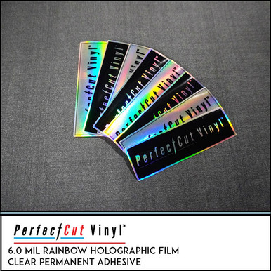 6RH Rainbow Holographic Printable Vinyl | PerfectCut Vinyl