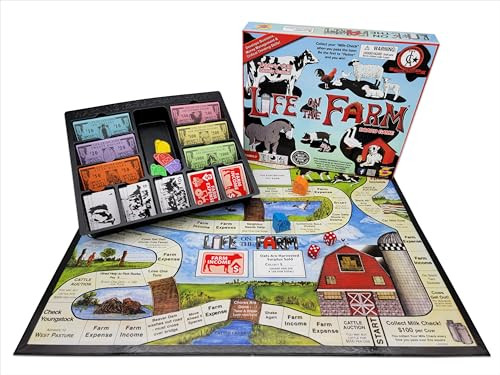 We R Fun Life on The Farm Board Game