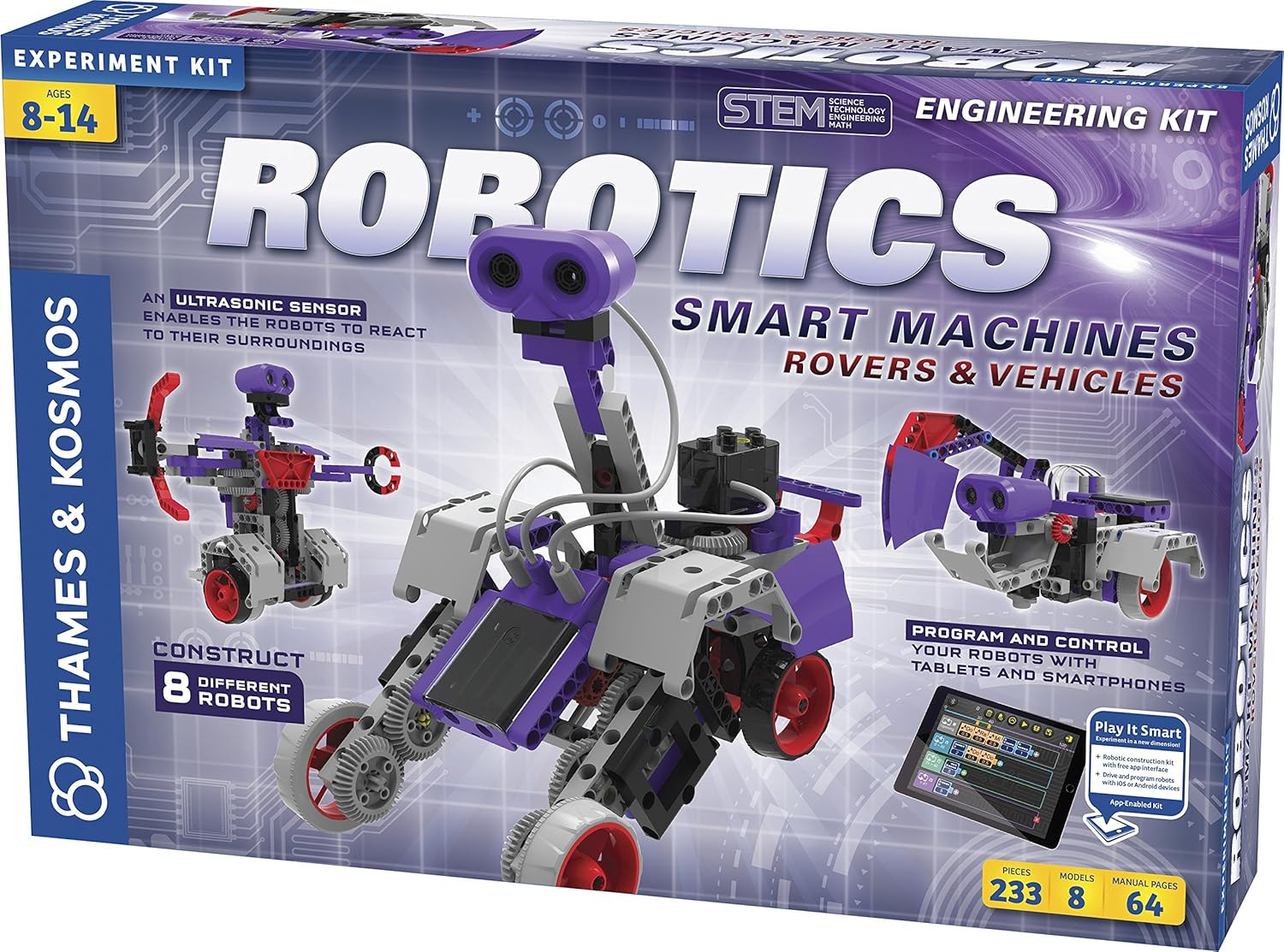 Thames & Kosmos Robotics Smart Machines: Tracks & Treads For Kids 8 ...