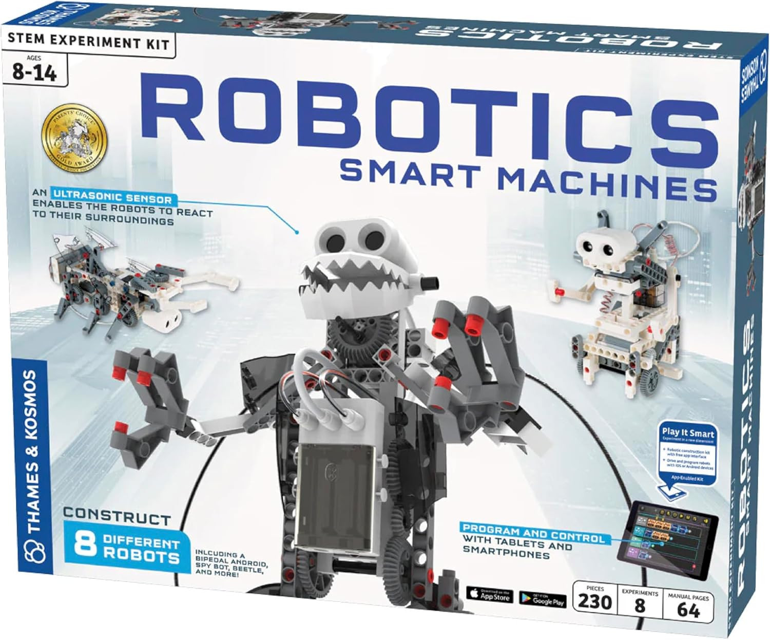 Thames & Kosmos Robotics Smart Machines: Tracks & Treads For Kids 8 ...