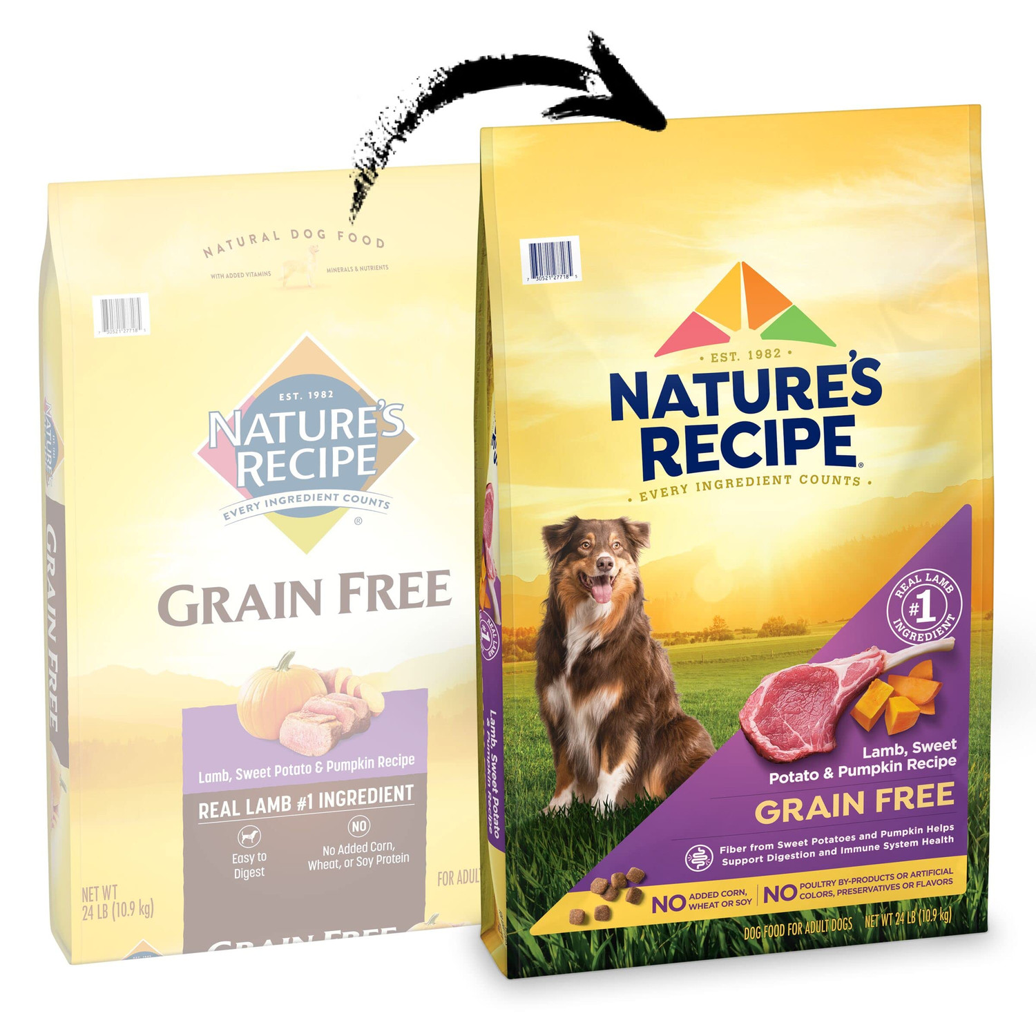 Nature'S Recipe Nature'S Recipe Grain Dry Dog Food Lamb Sweet Potato ...