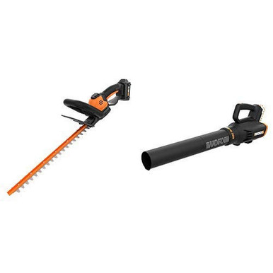 Worx Wg261 20v Power Share 22 Inch Cordless Hedge Trimmer Battery And