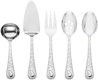 Oneida 898200 Bunny Hop 4-Piece Cheese Spreader Set Multicolor - Chimiya