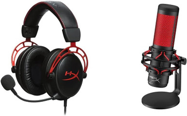 HyperX Cloud Alpha - Gaming Headset, Dual Chamber Drivers – Red ...