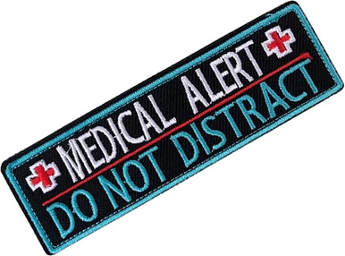 Medical Alert Tactical Dog Patch, Medical Alert Do Not Distract Service ...