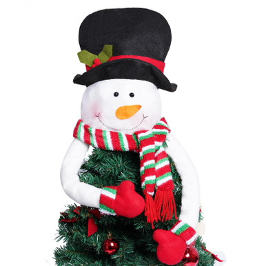 Christmas Tree Topper Snowman Hugger Santa Christmas Tree Topper Xmas ...