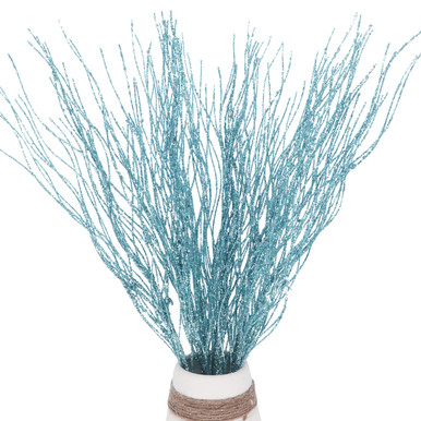 12 Pcs Christmas Glittery Curly Picks, 18.5'' Christmas Tree Topers ...