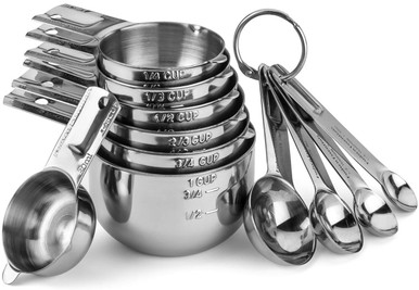 Hudson Essentials Hudson Essentials Stainless Steel Measuring Cups And ...