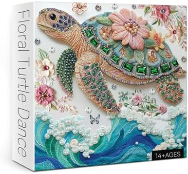 Bboldin Art Sea Turtle Flower Puzzles For Adults 1000 Pieces Nature 3D ...