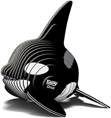 Eugy Orca Killer Whale 3D Puzzle 25 Piece Eco-Friendly Educational Toy ...