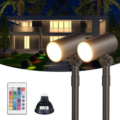 12V Low Voltage Landscape Path Lights Adjustable Knuckle Directional ...