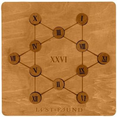 Professor Puzzle: Roman Numeral Puzzle - 3D Wooden Brainteaser ...