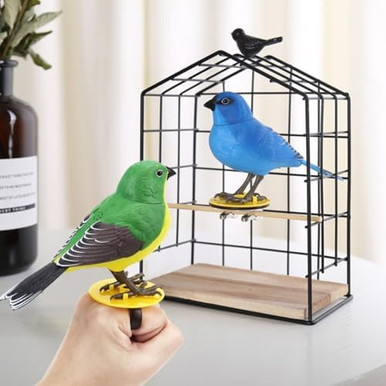 Vaguelly Voice-Controlled Bird Toys For Kids - Chirping Bird Toy With ...