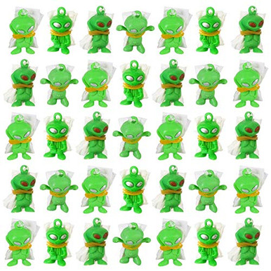Artcreativity Alien Paratroopers With Parachutes, Bulk Pack Of 144 ...