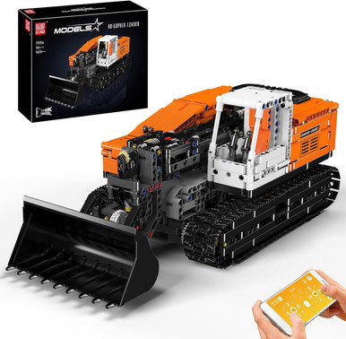 Mould King 17054 Pneumatic Front Loader Building Sets, Moc Gopher ...