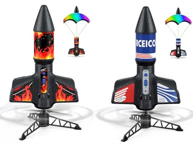 Rceico Rocket Launcher 2 Packs, 200 Feet Of Flight Altitude, Model ...