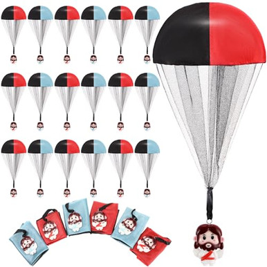 Roowest 12 Pcs Christian S For Kids Jesus Parachute Toys Religious ...