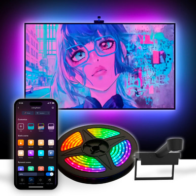 Aura Tv Backlight For 55-65 Inch Tv Camera-Based Led Tv Backlight For ...