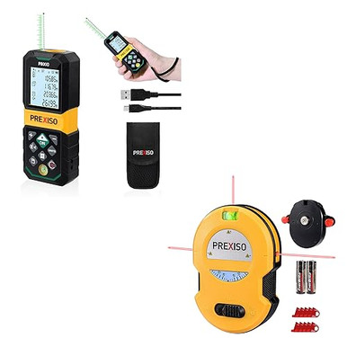 Prexiso Laser Measure Rechargeable 265Ft Green Beam Laser Measurement ...