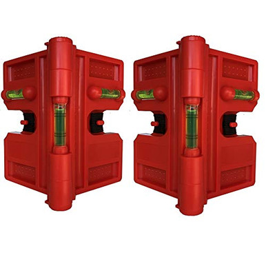 Yotom 2 Pack Folding Magnetic Post Level For Pipe Post And Beams Leveling