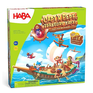 HABA Capt'n Pepe: Treasure Ahoy - A Cooperative Pirate Board Game ...