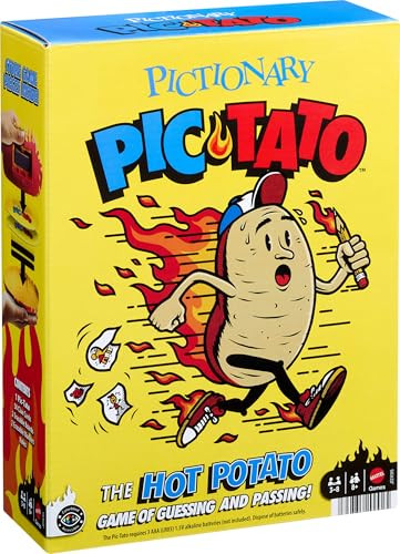 Mattel Games Pictionary Family Board Game for Kids Adults and Game ...