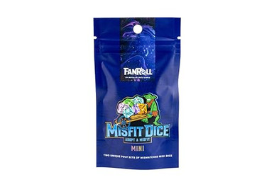 Metallic Dice Games FanRoll Mystery Misfit Mini Polyhedral Resin Dice ...