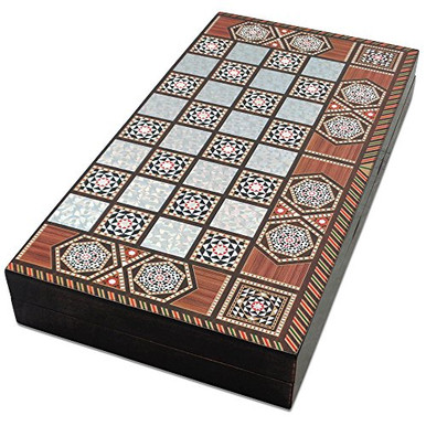 Star Turkish Classic Backgammon Board Game - 19 inches Magnetic Closing ...