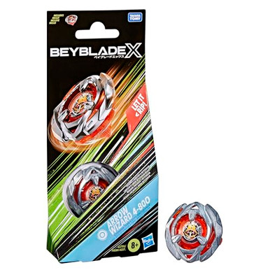 Beyblade X Arrow Wizard 4-80O Booster Pack Set With Takara Tomy Stamina ...