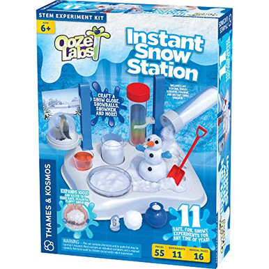 Thames & Kosmos Ooze Labs Instant Snow Station Stem Experiment Kit ...