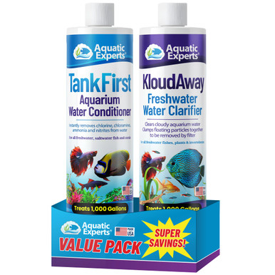 Aquatic Experts Kloudaway Freshwater Aquarium Water Clarifier - Clears ...