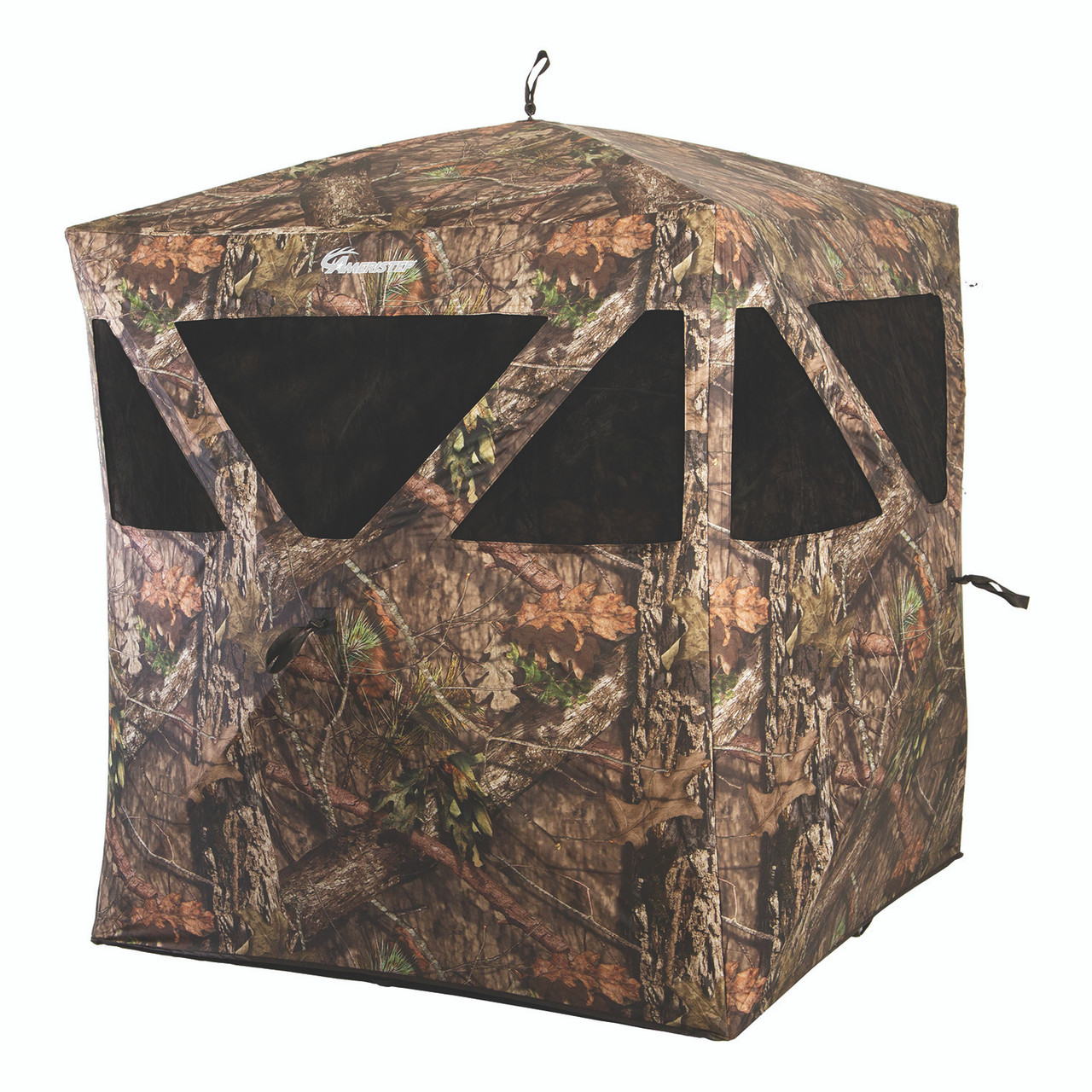 Ameristep AMSAMEBL3031 Care Taker Run & Gun Hub-Style Mossy Oak Break-Up Country 300 Durashell Plus