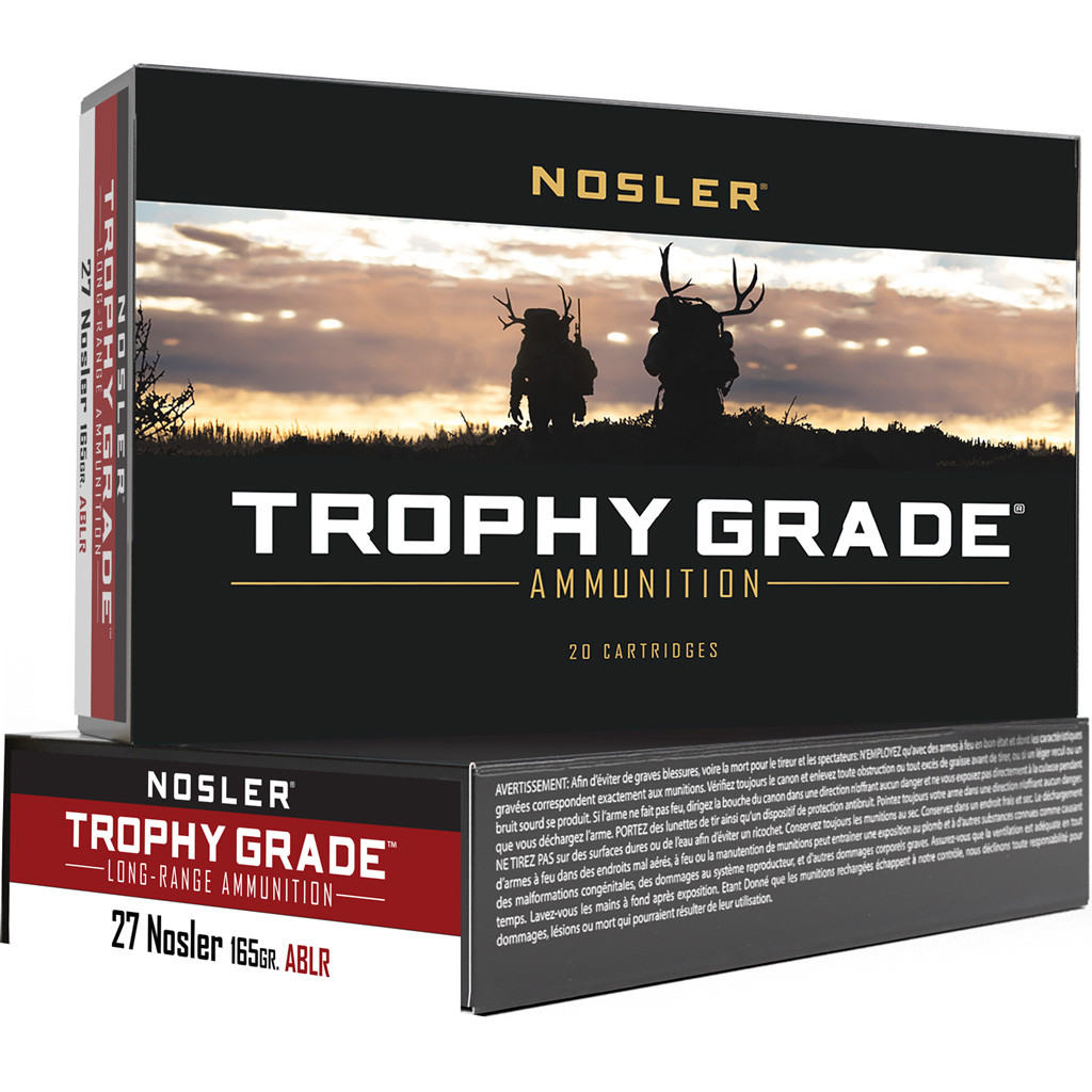 Buy Nosler .27 Nosler 61237 Trophy Grade AccuBond Long Range 165 Grain ...