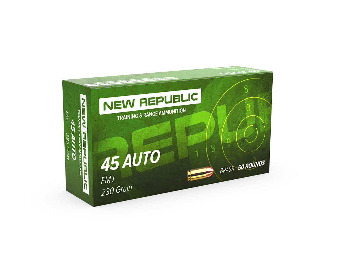 Buy New Republic 45ACP Full Metal Jacket(FMJ) 230 Grain from Ammo Hero