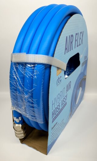Airflex 30m Hybrid Air Hose | 9.5mm ID with ARO Fittings | Albany Air