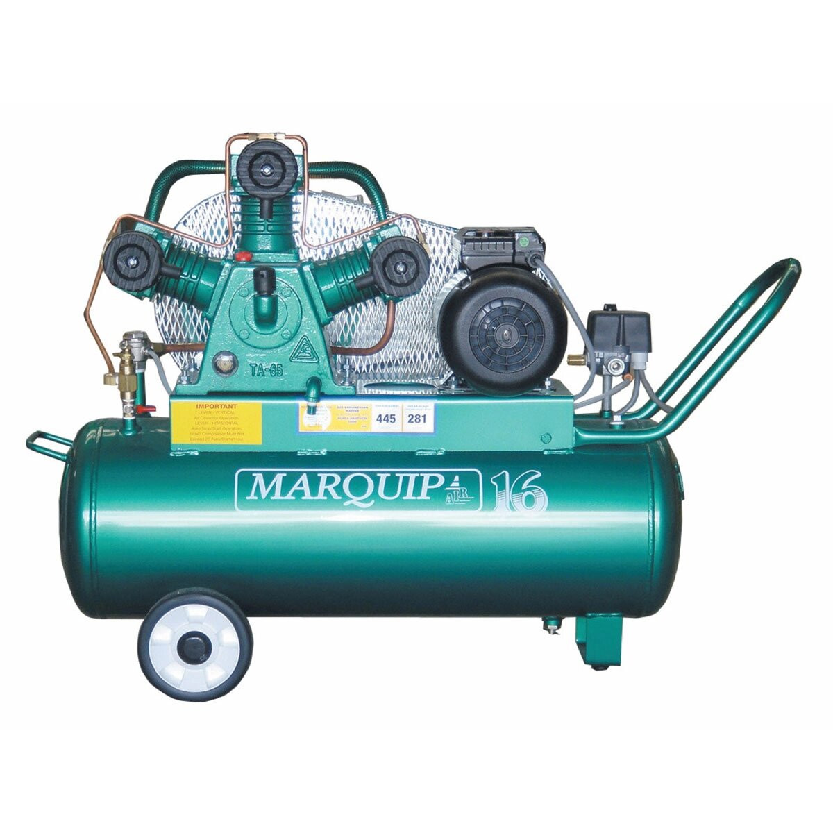 Marquip 2kW Industrial Air Compressor | Dual Control | 50L