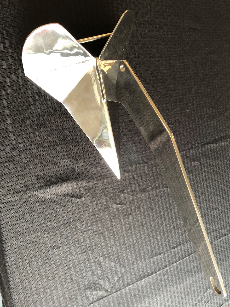 Stainless Steel 316 Delta Anchor 6.6lbs (3kg) Marine Polished w/Bow ...