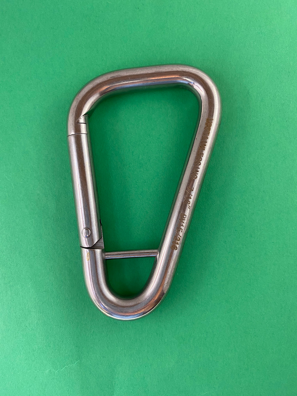 Stainless Steel 316 Spring Hook with Brace and Eyelet 7/16" (11mm ...