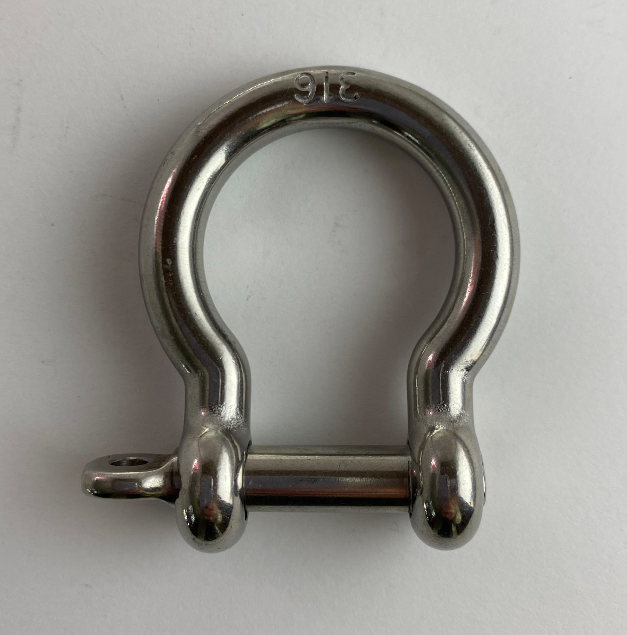 Stainless Steel 316 Bow Shackle with Locking Pin 3/8" (10mm) Marine ...