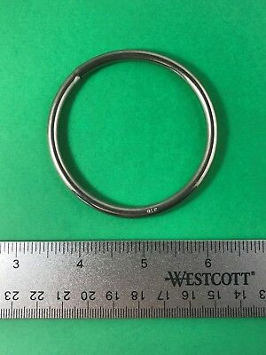 Stainless Steel 316 Round Ring Welded 3/16" x 2 3/8" (5mm x 60mm ...