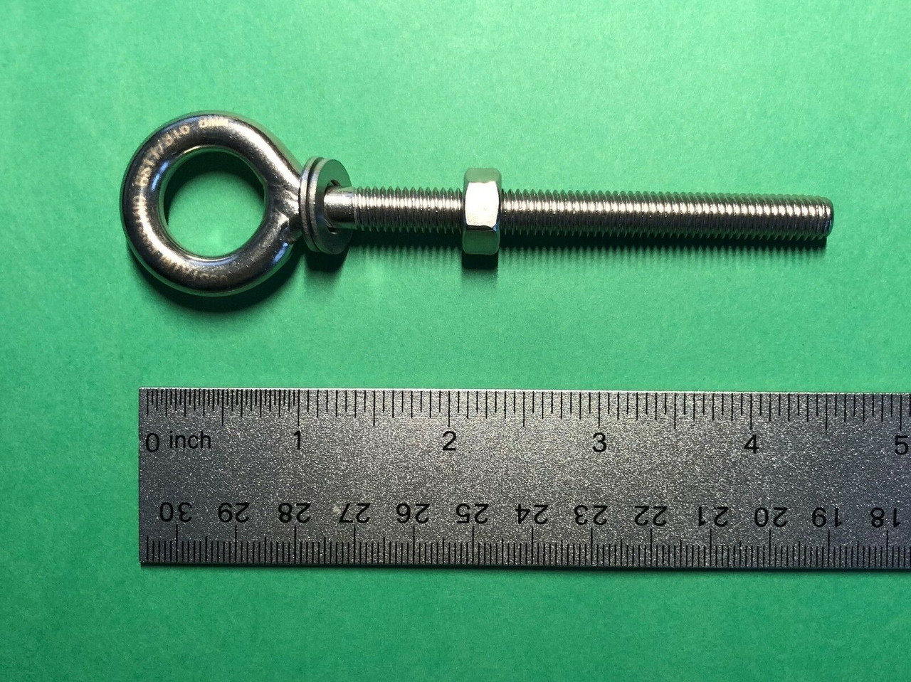 Stainless Steel 316 M8 Eye Bolt Welded 8mm x 80mm Marine Grade - US ...