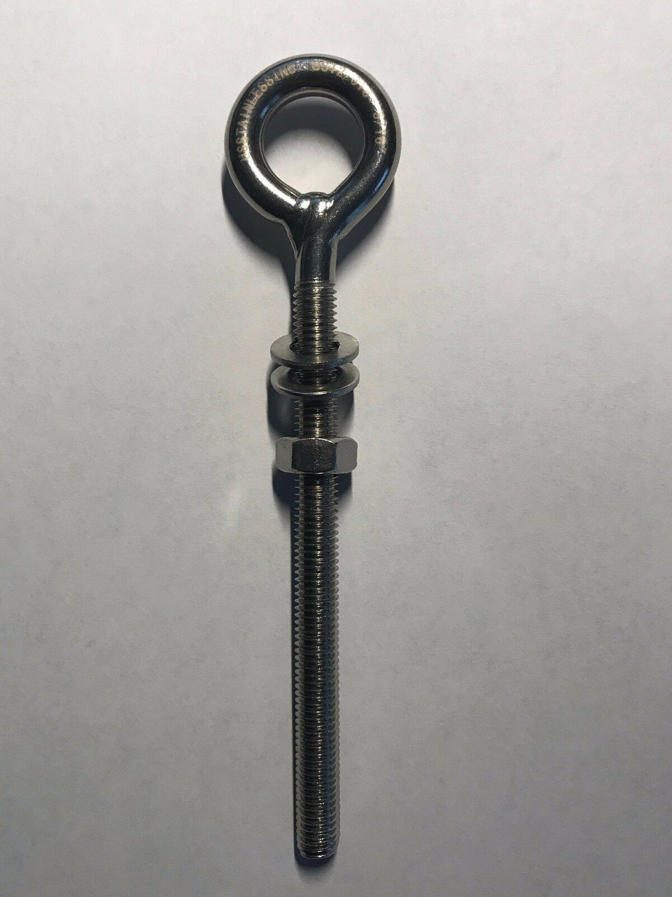 Stainless Steel 316 Eye Bolt Welded M8 8mm x 100mm Marine Grade - US ...