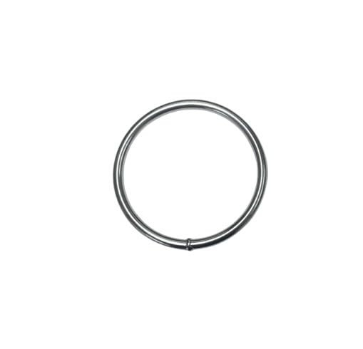 US Stainless Stainless Steel 316 Round Ring Welded 3/8" x 5" (10mm x ...