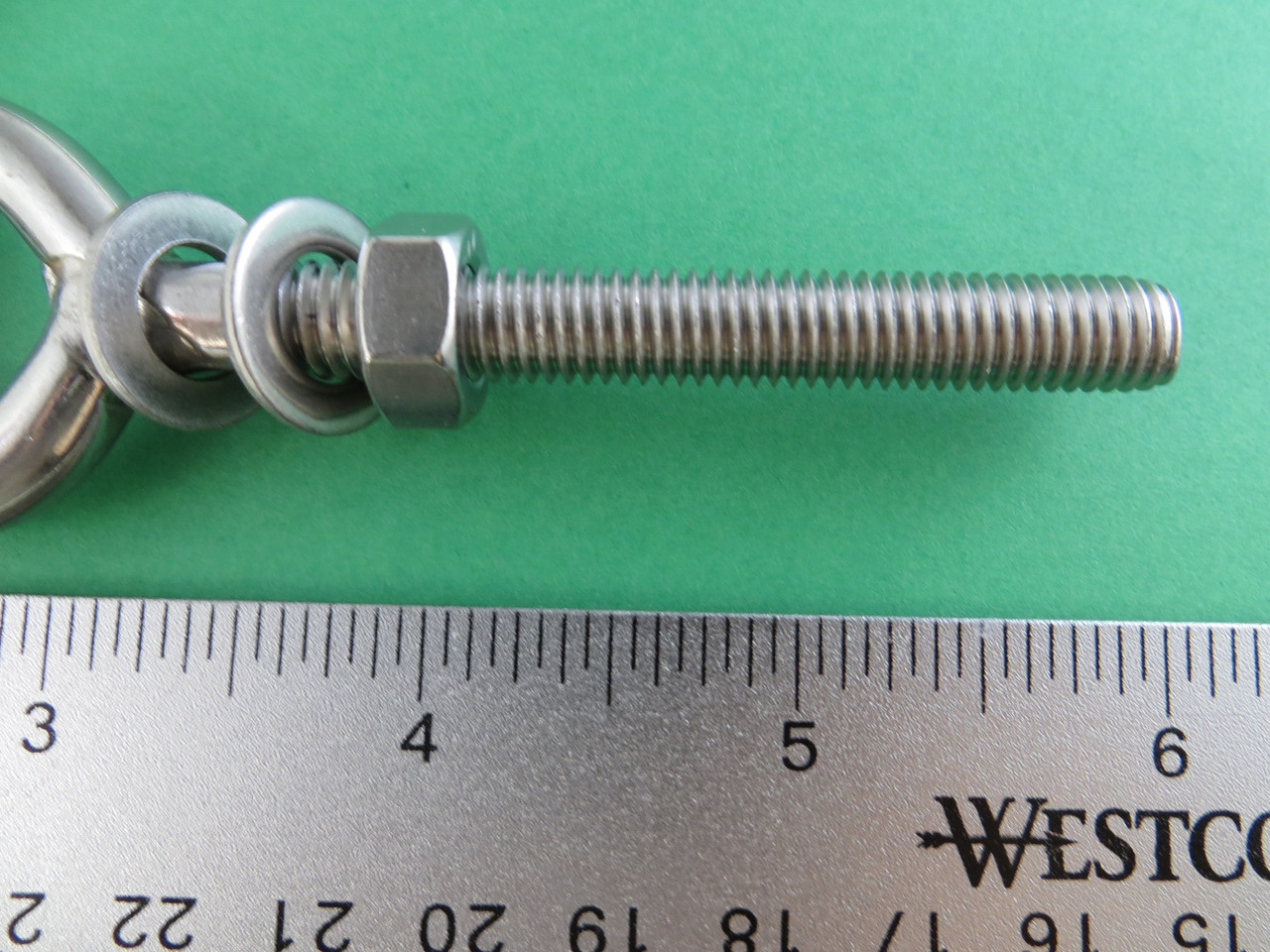Stainless Steel 316 M8 Eye Bolt Welded 8mm x 60mm Marine Grade - US ...