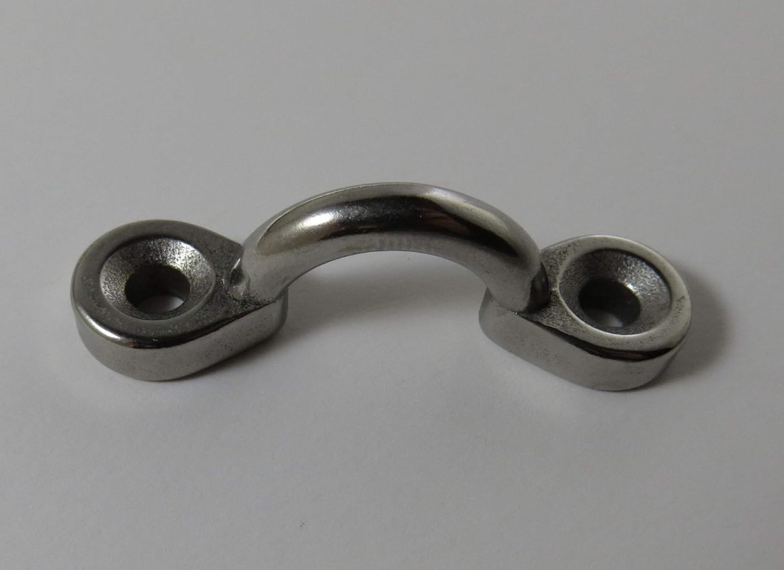 10 Pieces Stainless Steel 316 3/16" (5mm) Heavy Duty Cast Pad Eye ...